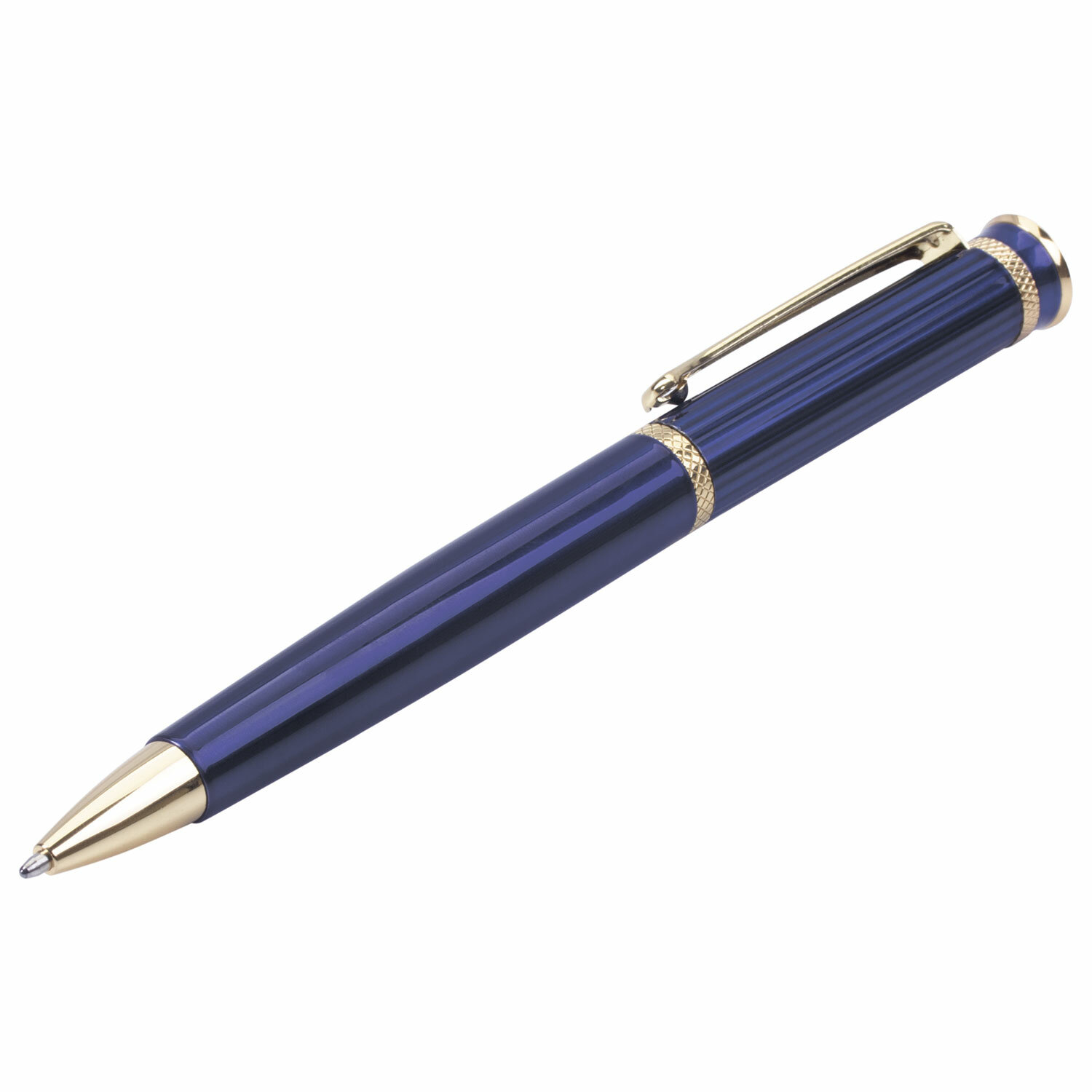 Ручка подарочная шариковая BRAUBERG "Perfect Blue", корпус синий, узел ...