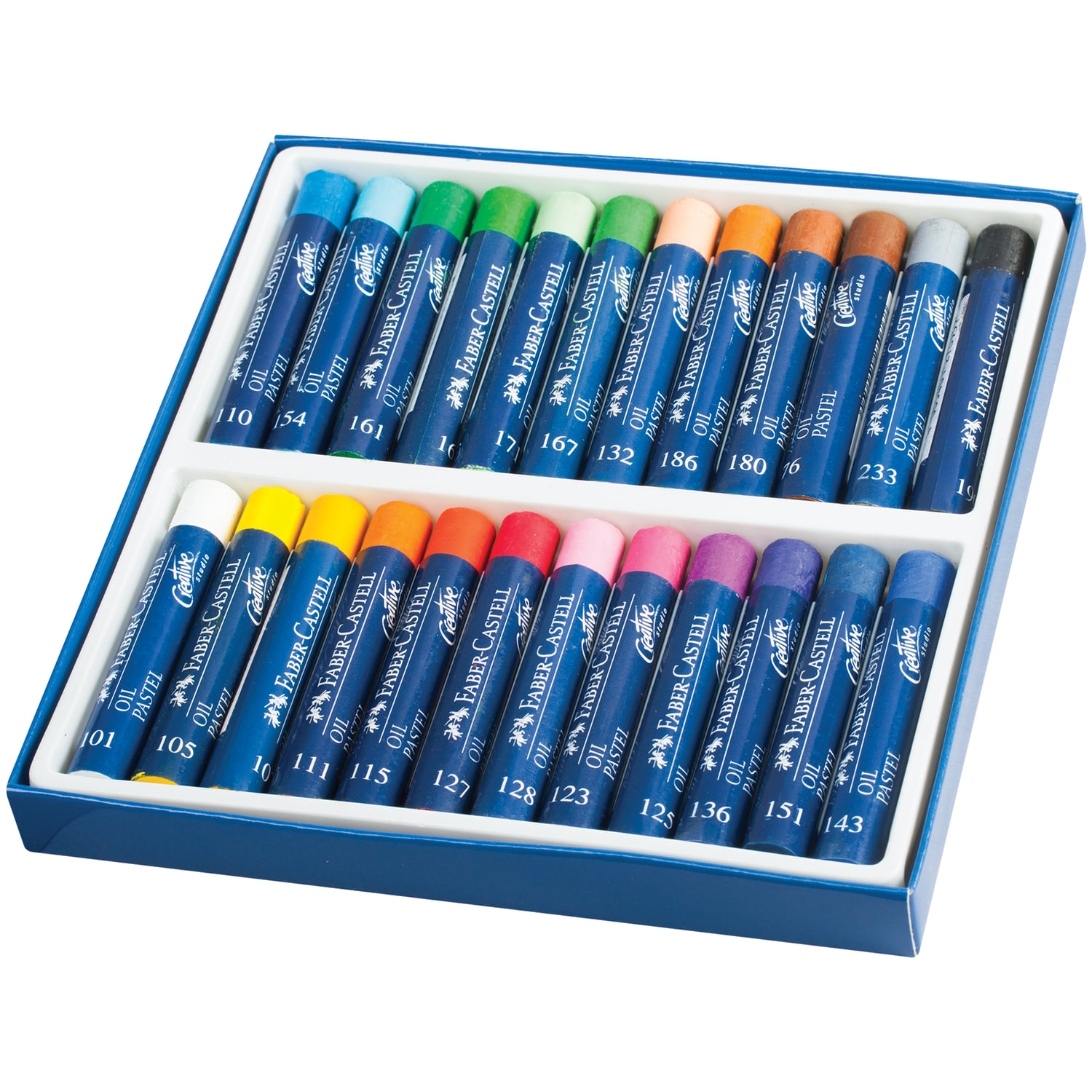 Пастель масляная художественная FABER-CASTELL "Oil Pastels", 24 цвета ...