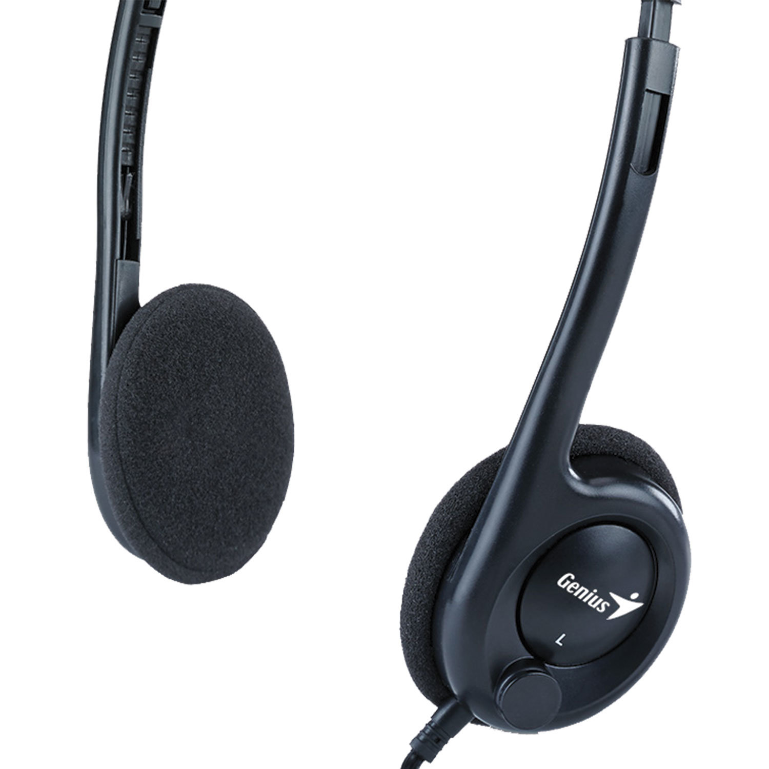 Наушники с микрофоном (гарнитура) GENIUS HS-M200C, проводные, 1,8 м, с ...