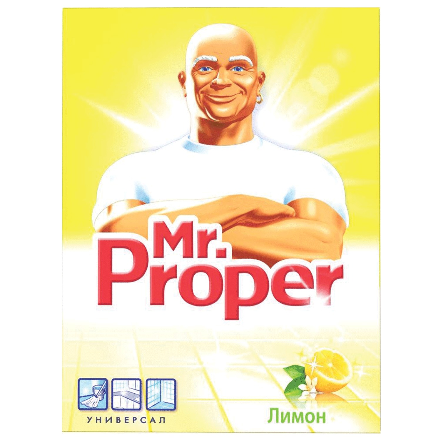 Чистящее средство 400 г, MR.PROPER (Мистер Пропер) "Лимон", универсал ...