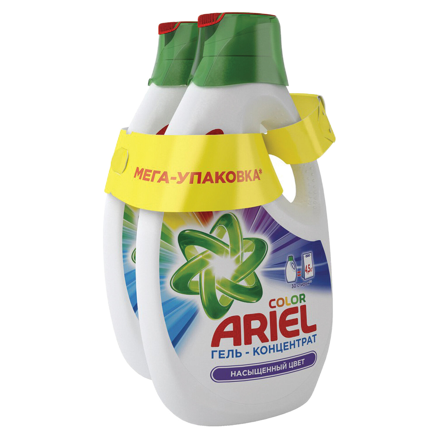 Средство для стирки жидкое автомат 1,95 + 1,95 л ARIEL (Ариэль) "Color ...