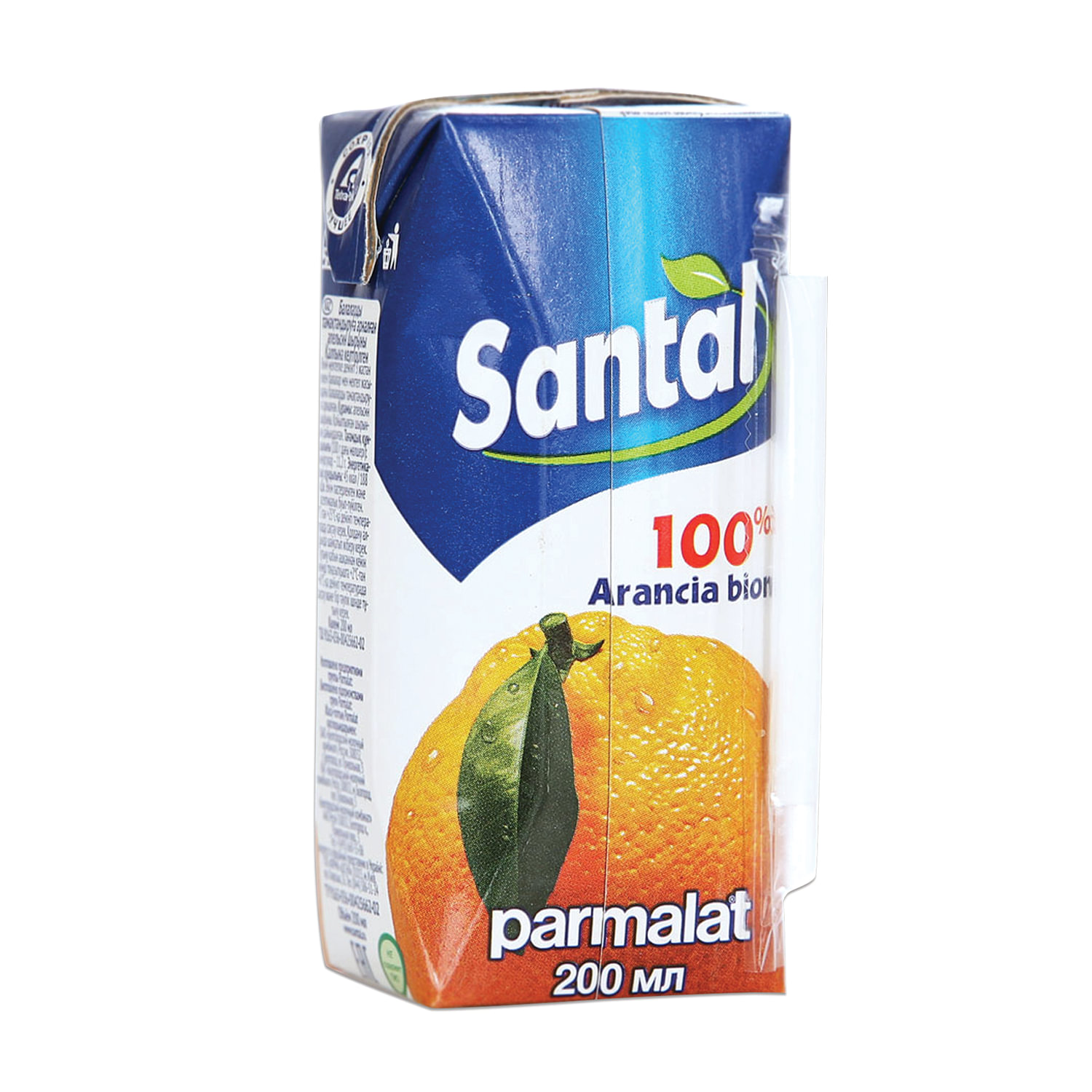 Сок SANTAL (Сантал), апельсиновый, 0,2 л, для детского питания, тетра ...